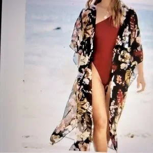 Walter Baker | Swim | Walter Baker Tropical Print Caftan Tulum One Size ...